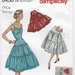 8456 Simplicity 1950's Vintage Redux Misses Vintage | Etsy