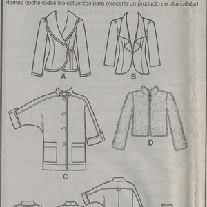 2150 Simplicity Sew Stylish Misses Jackets in 4 Different - Etsy