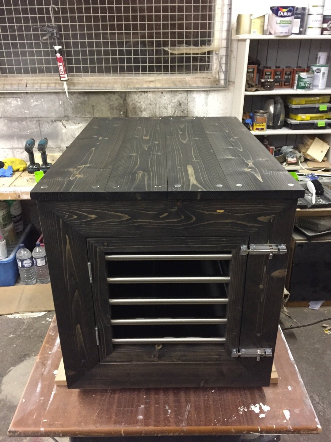 Mork Dog Crate/ Bespoke, Wooden Crate - Etsy