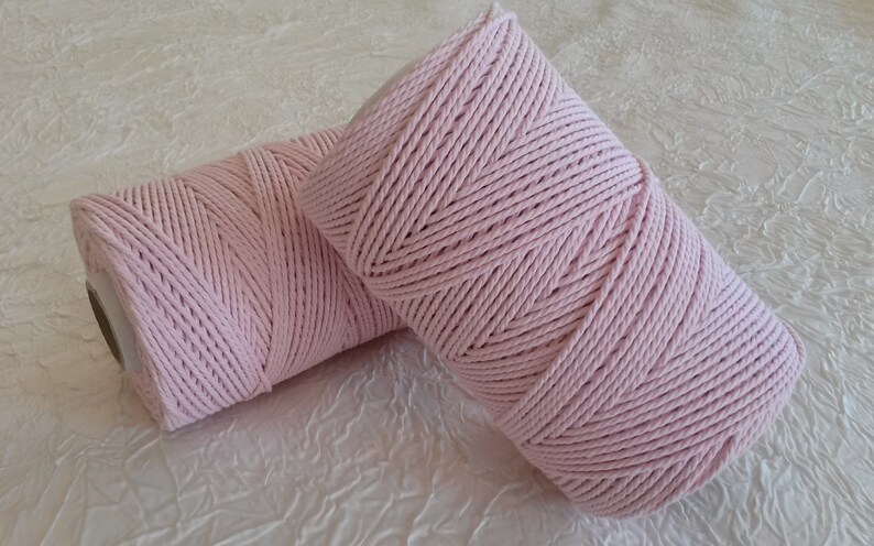 Corde macramé macramé corde coton macramé 3 mm bobine de | Etsy