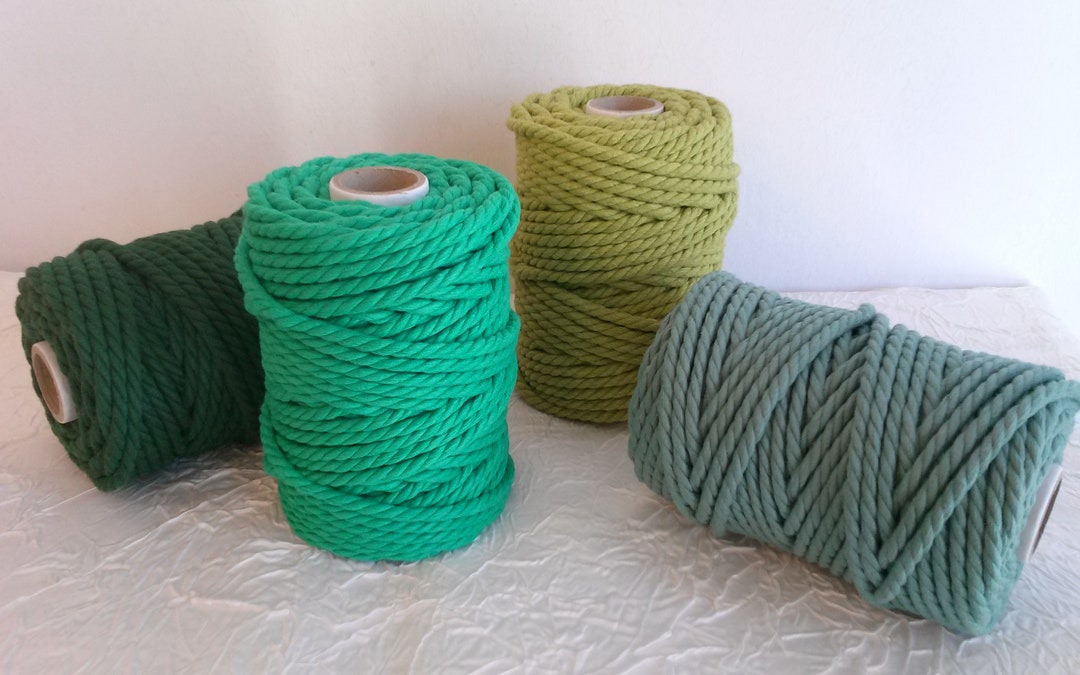 Macrame Rope, Macrame, Macrame Cotton Rope 5 Mm, 100% Twisted Cotton ...