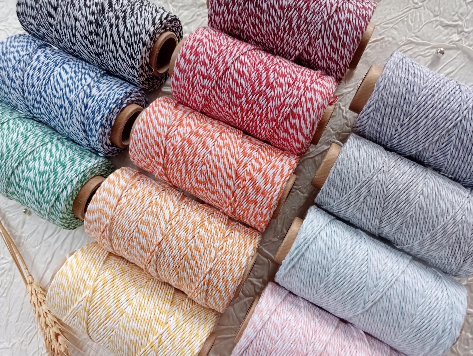 Waxed Cotton Twine, Waxed Cotton, "baker's Twine" Waxed Cotton Spool, 1 ...