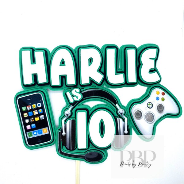 Xbox Cake Topper - Etsy UK