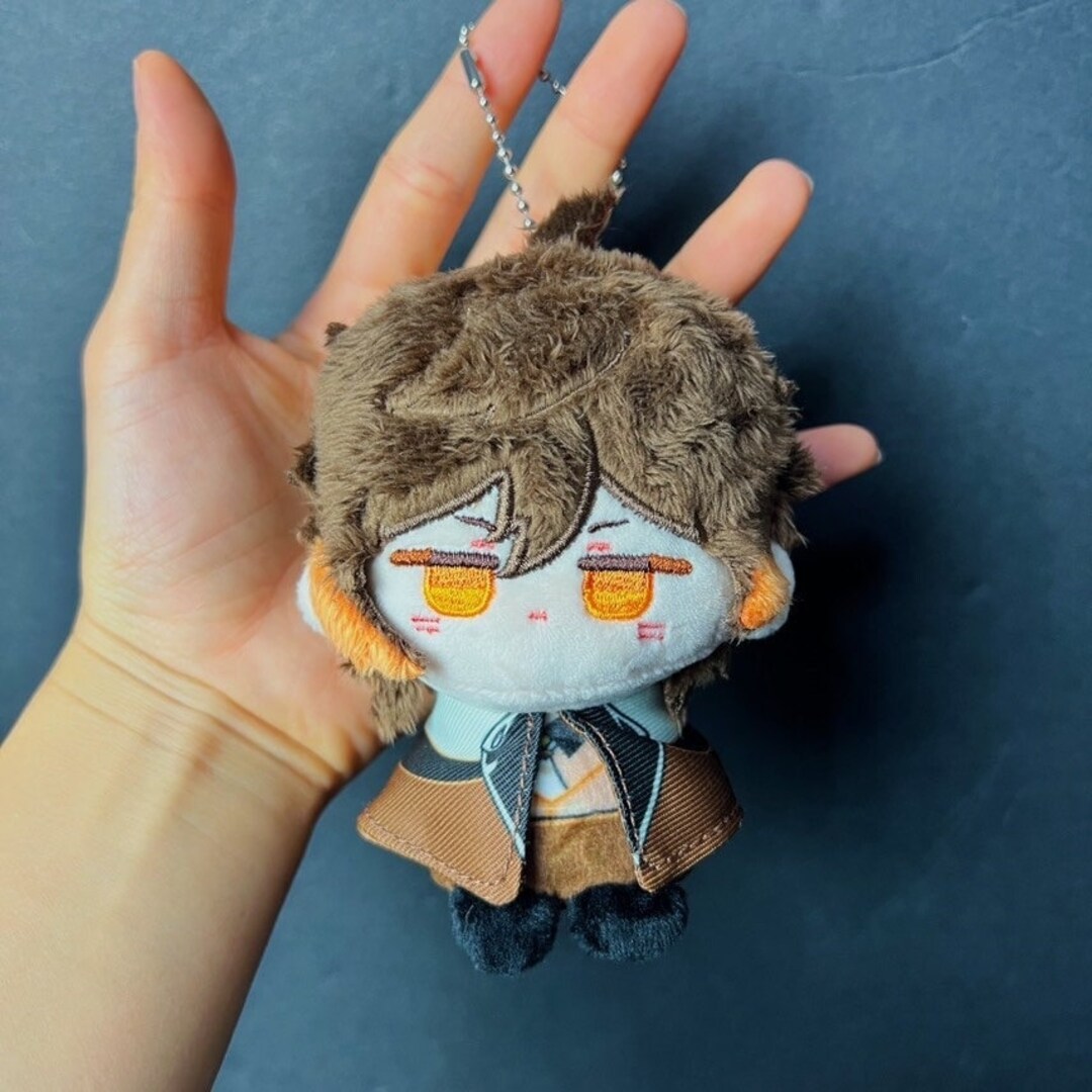 Genshin Impact Zhongli Plushies Keychain Cute Handmade - Etsy