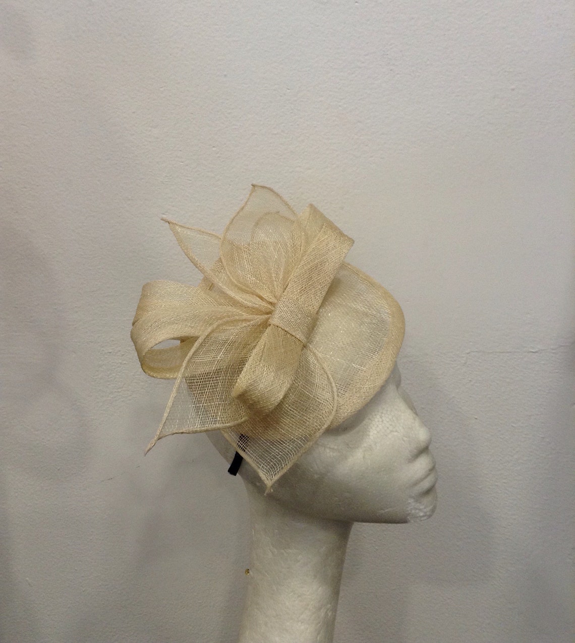 Natural Sisal Wedding Fascinator, Wedding-ceremony-cocktail, 