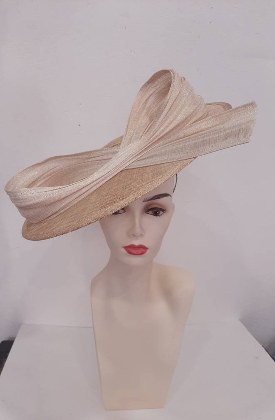 Natural and Silver Fascinator - Etsy