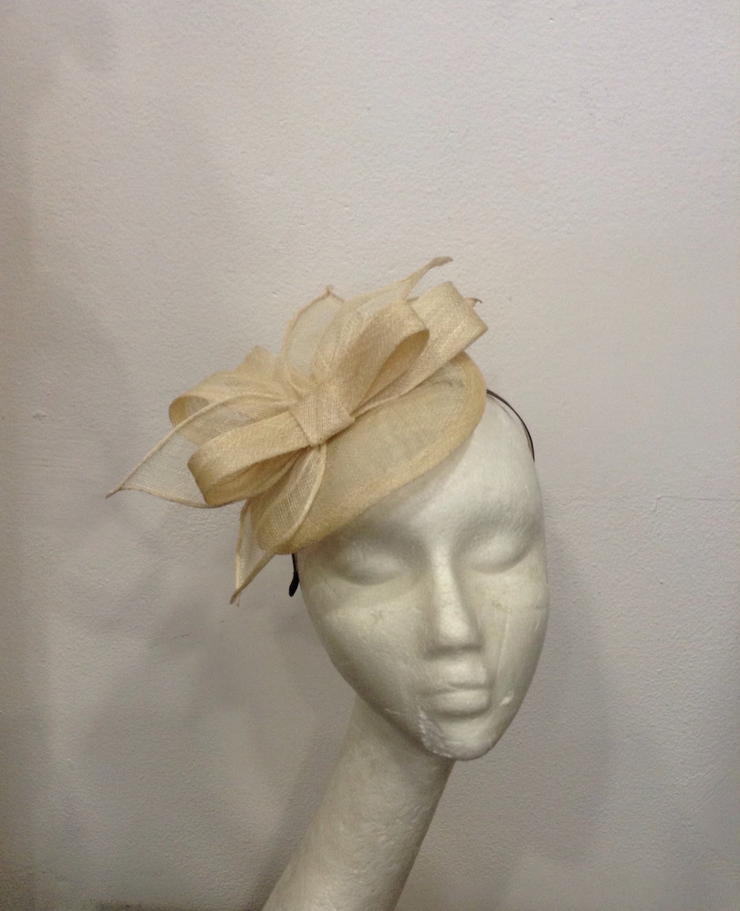 Natural Sisal Wedding Fascinator, Wedding-ceremony-cocktail, 