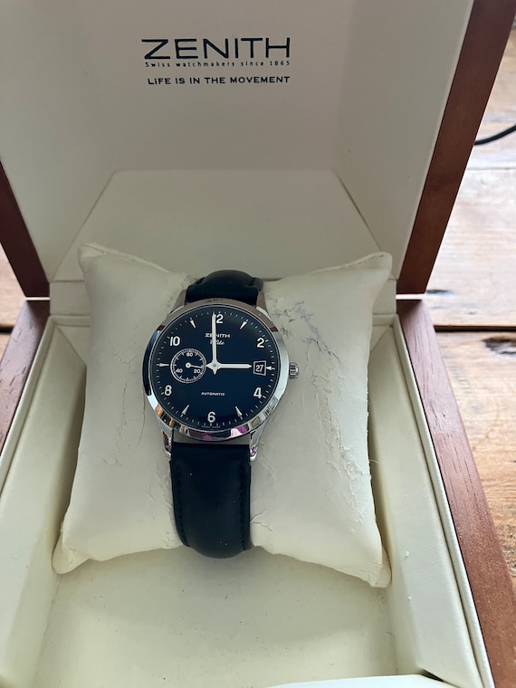 1980s Zenith Elite Automatic 18 Karat Yellow Gold Wri… - Gem