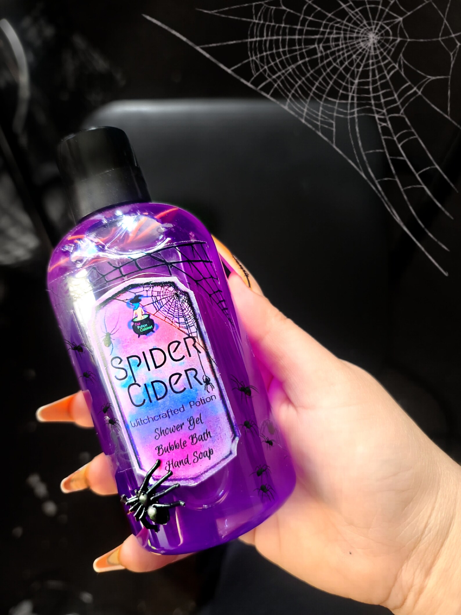 Soap SPIDER CIDER Scented in Grape Soda 3-in-1 Shower Gel/ - Etsy