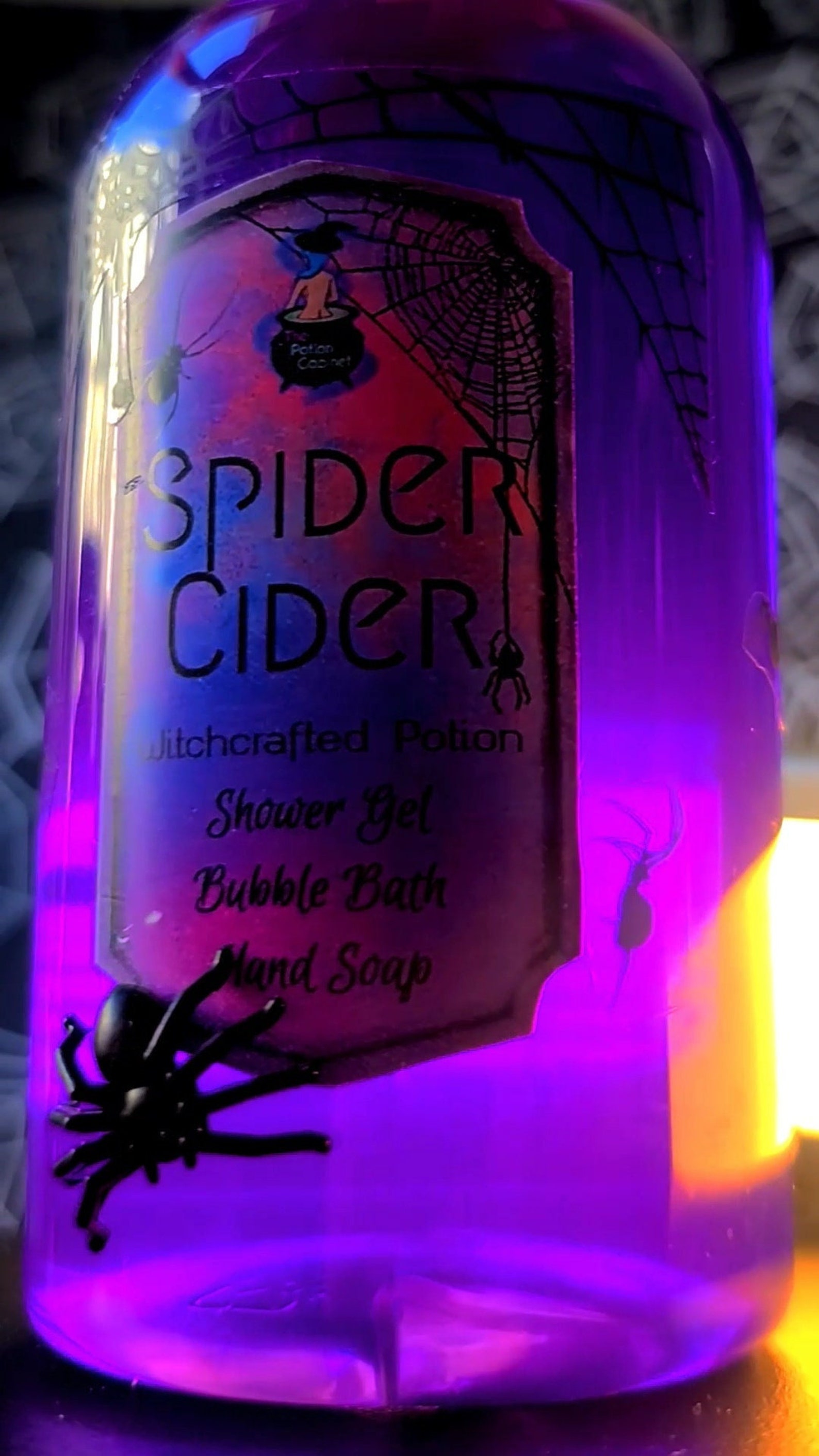 Soap SPIDER CIDER Scented in Grape Soda 3-in-1 Shower Gel/ - Etsy