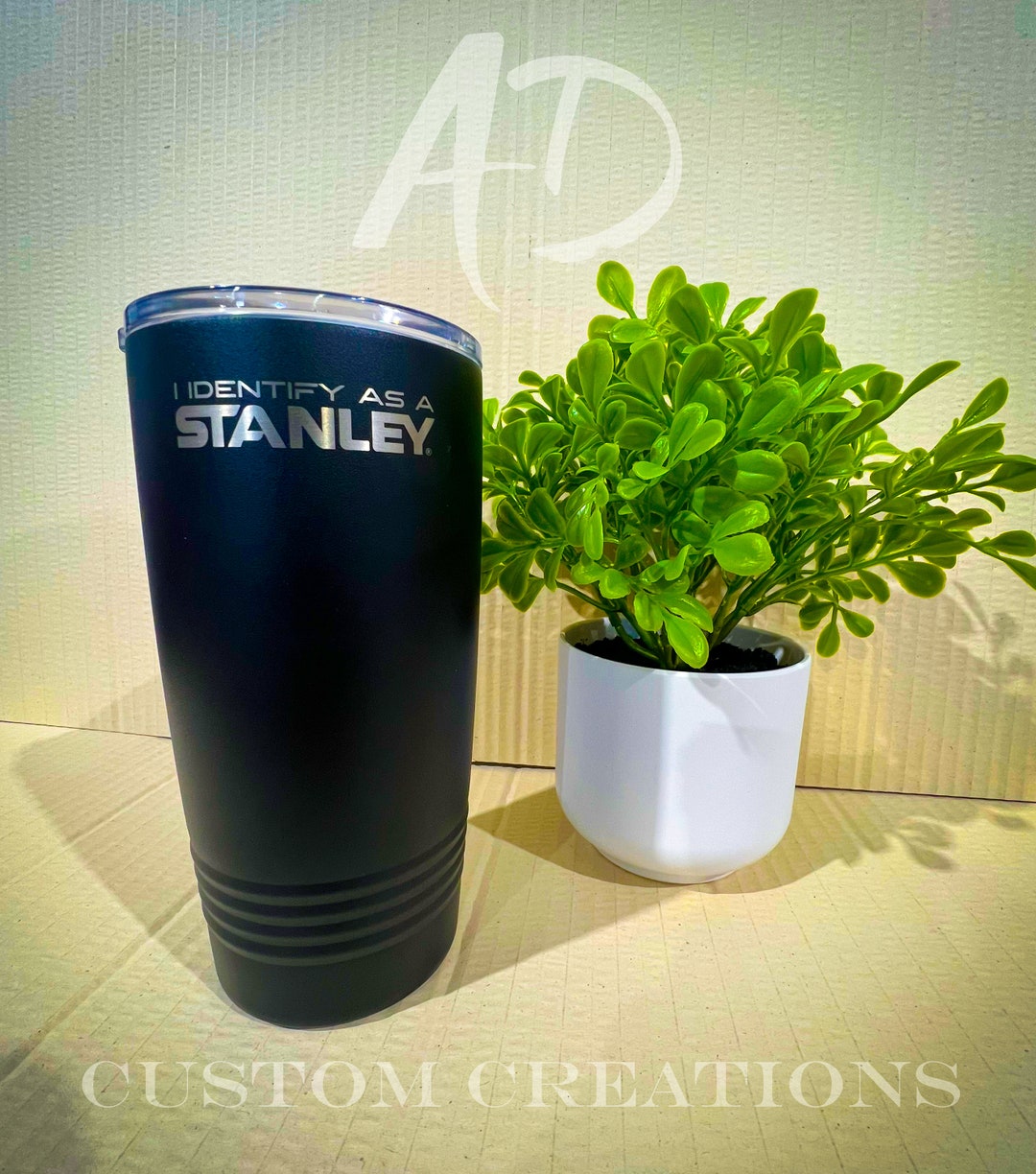 I Identify as a Stanley Tumbler, Stanley Cup, Engraved Drinkware ...
