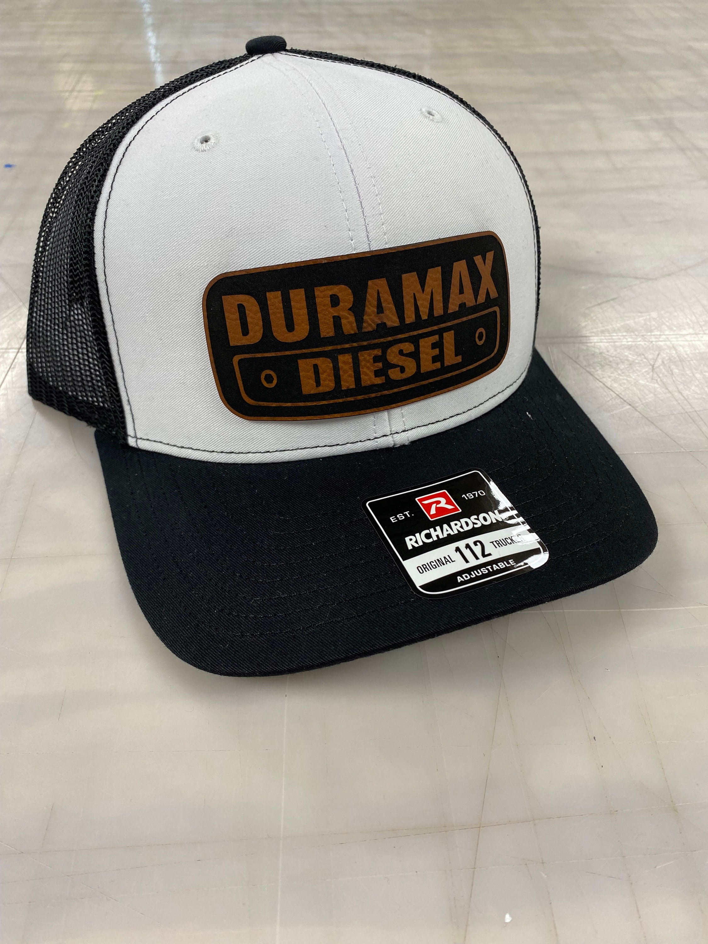 Duramax Diesel Hat, Leather Patch Hat, Diesel Truck, Trucker Hat ...