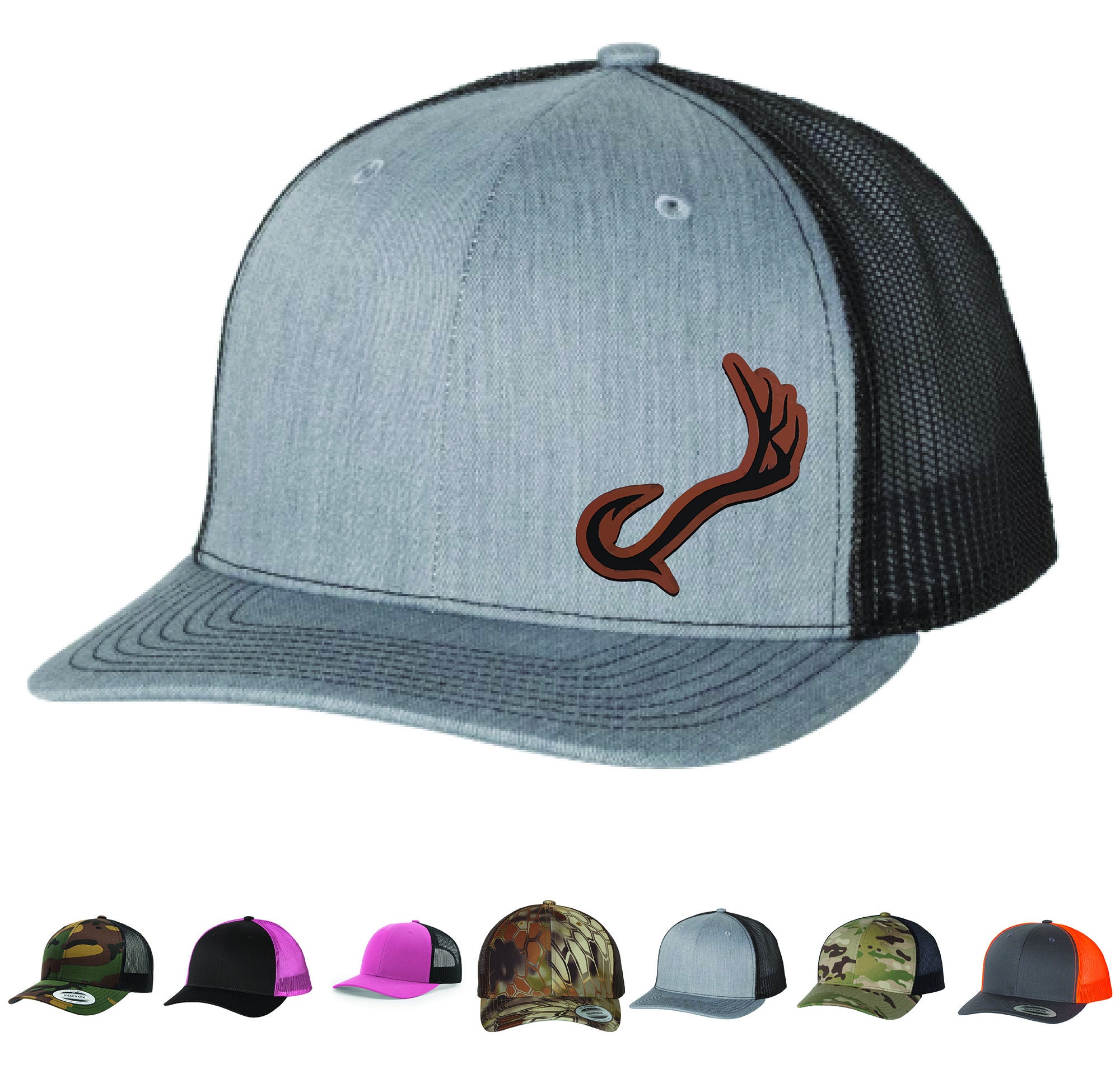 Hunting hat Deer hunting Mule Deer hunting Leather patch | Etsy