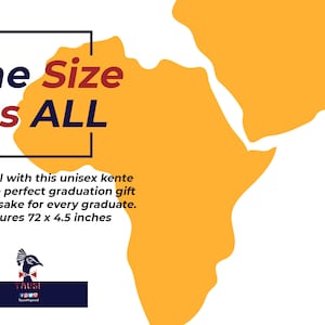 Black Excellence Graduation Kente Stole - Authentic African Stole ...