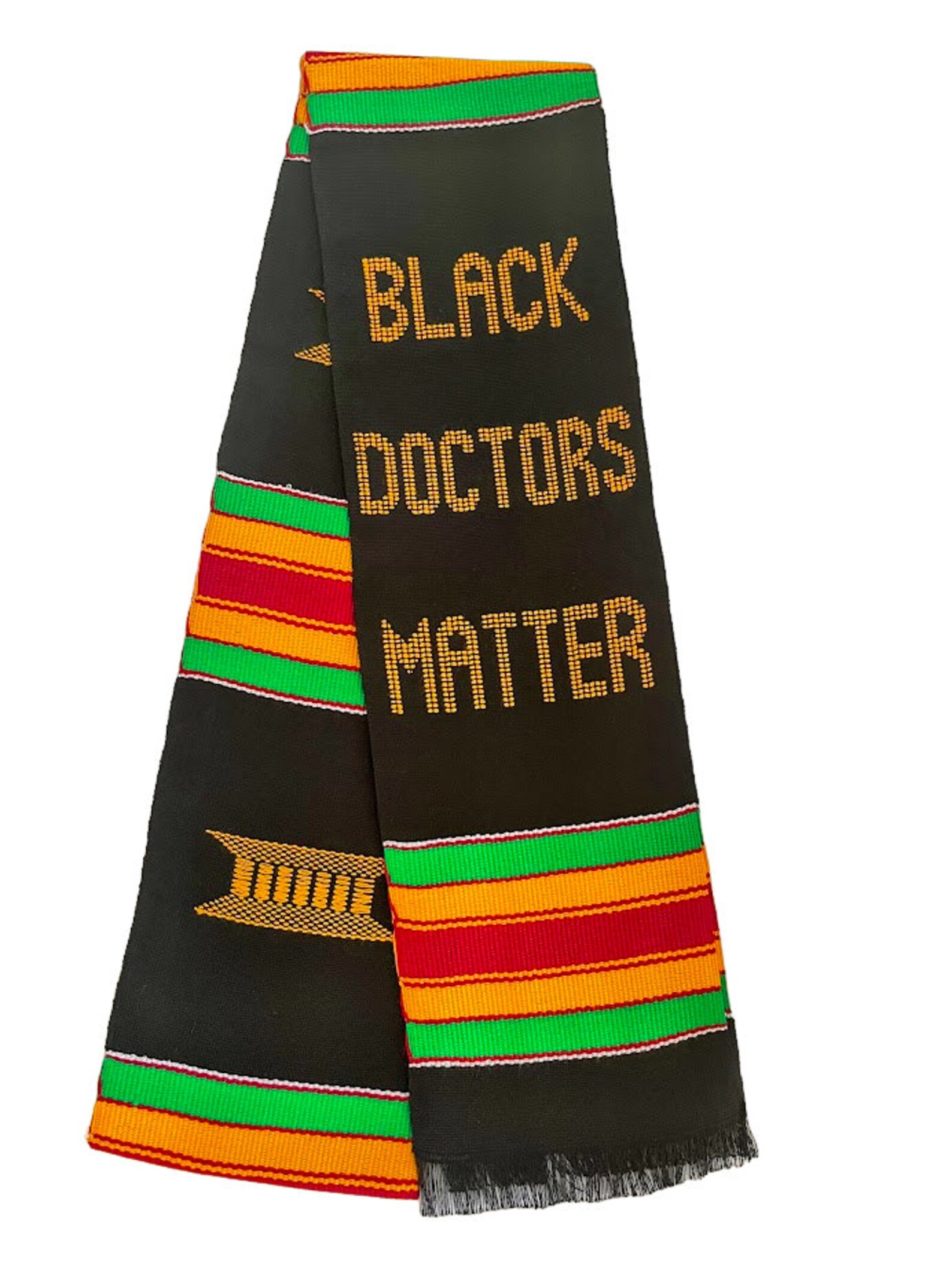 Black Doctors Stole - Class of 2026 Handwoven Kente Graduation HBCU ...