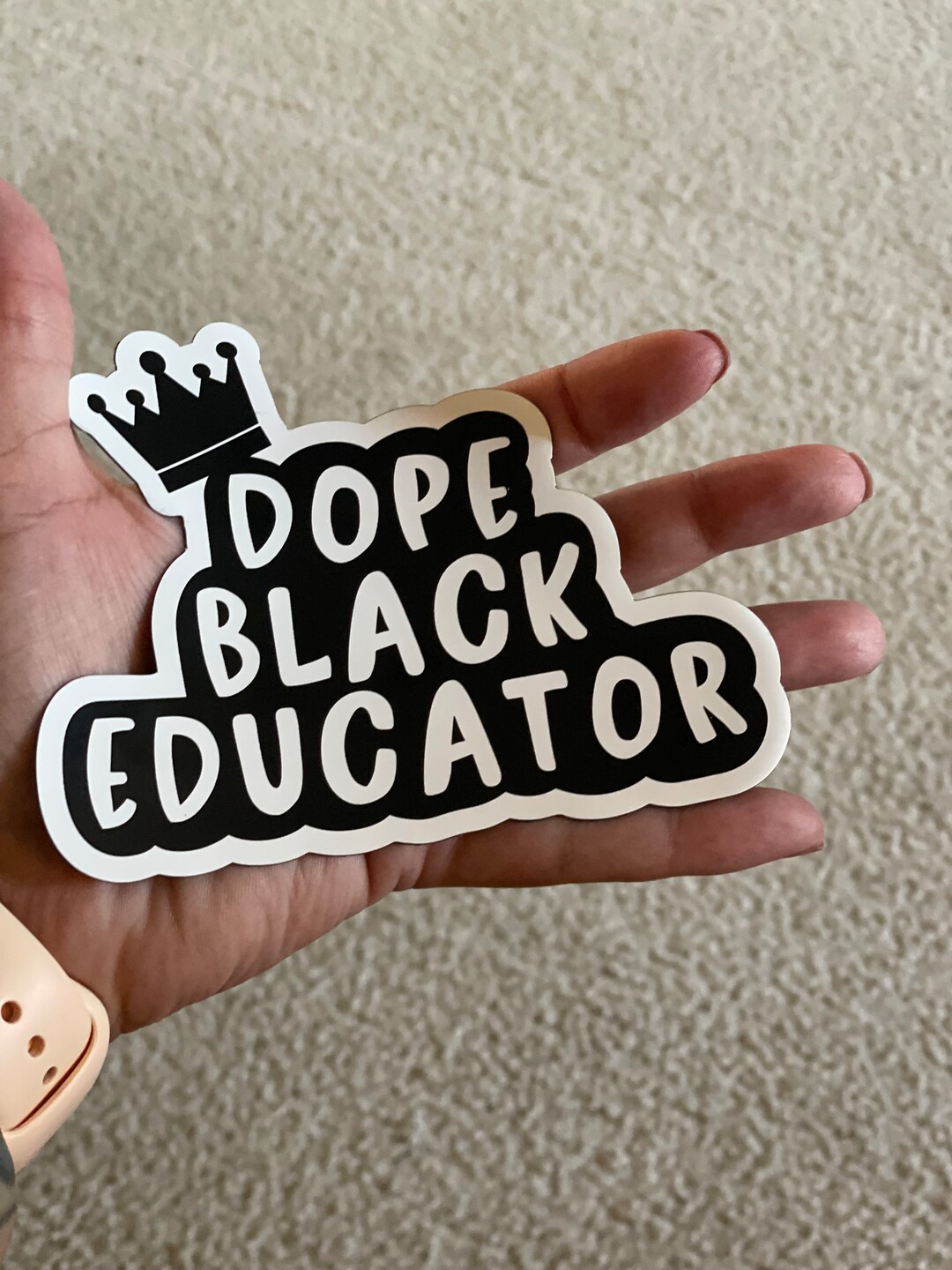 Dope Black Educator Magnet Large - Etsy