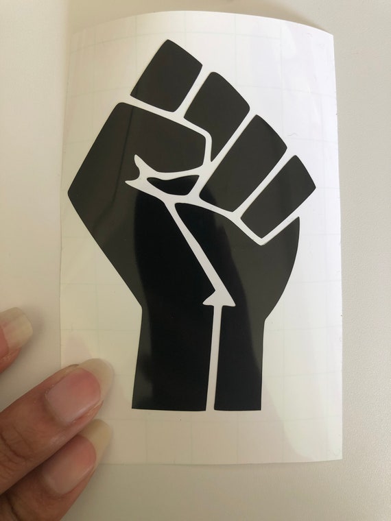 Laptop BLM Fist Vinyl Stickers Electronics & Accessories etna.com.pe