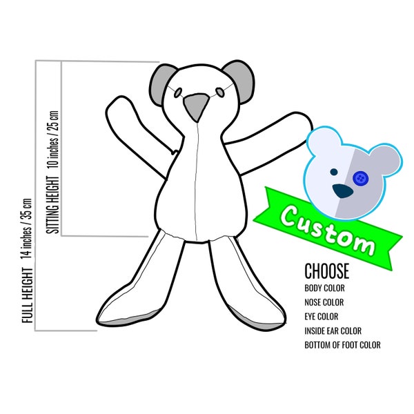 Roblox Bear Plush - Etsy