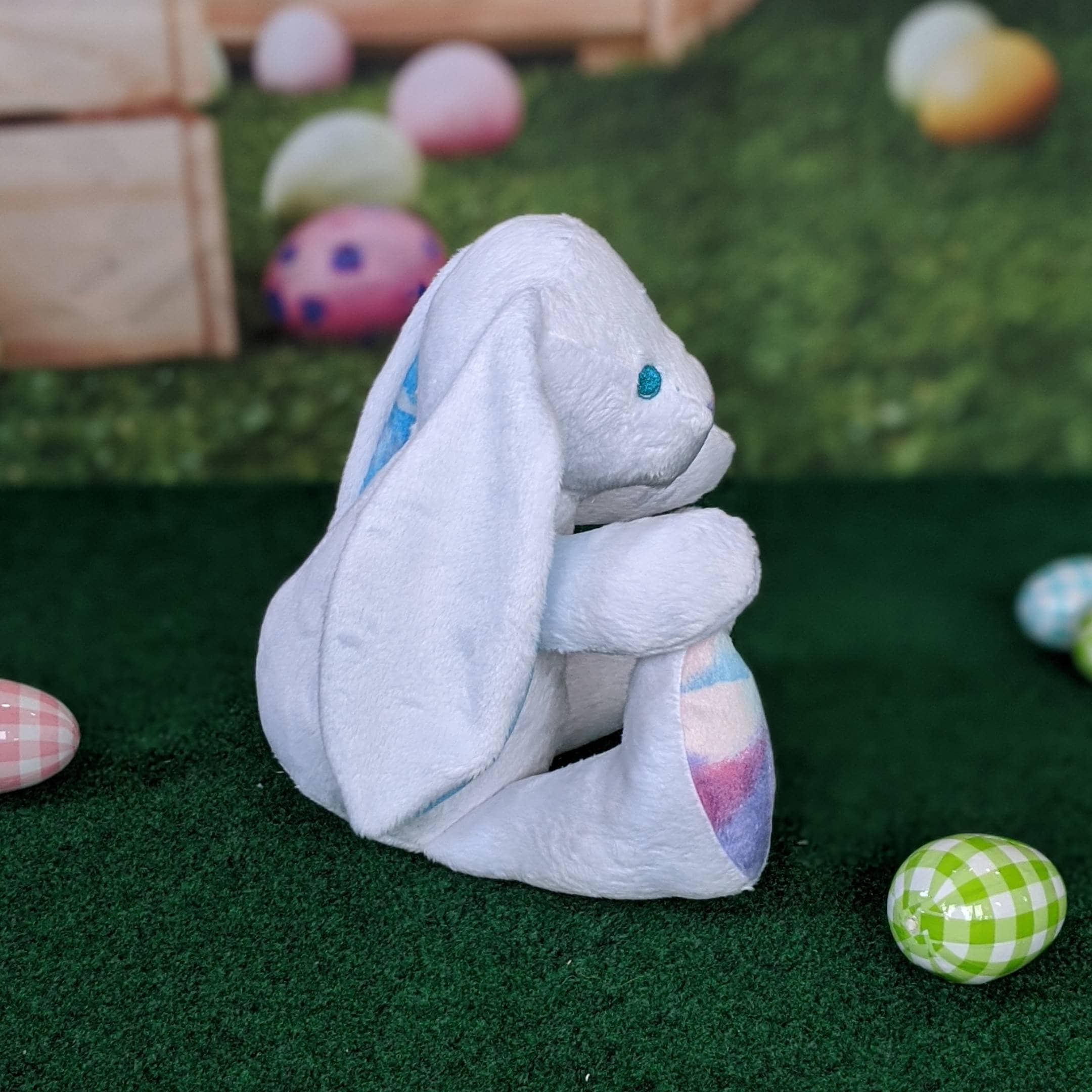 Personalized Handmade Easter Bunny Stuffed Animal White Rabbit Spring ...