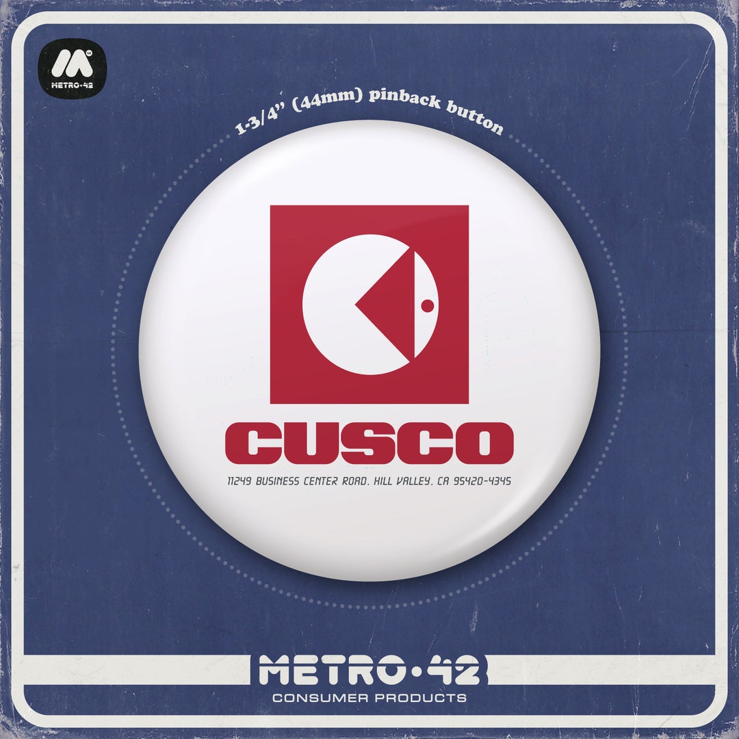 CUSCO Brand 1-3/4 Button inspired by back to the Future 2 - Etsy