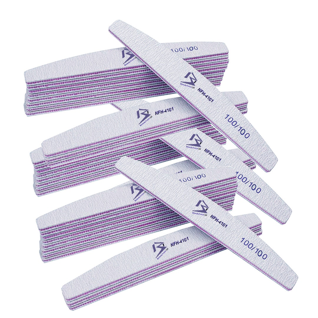 Strong Emery Board Nail Files for Manicure, Acrylic Nail File, Emery ...