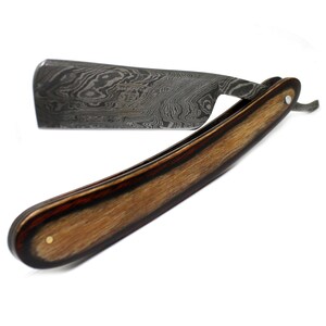 Damascus Steel Straight Razor Cut Throat Barber Salon Shaving - Etsy