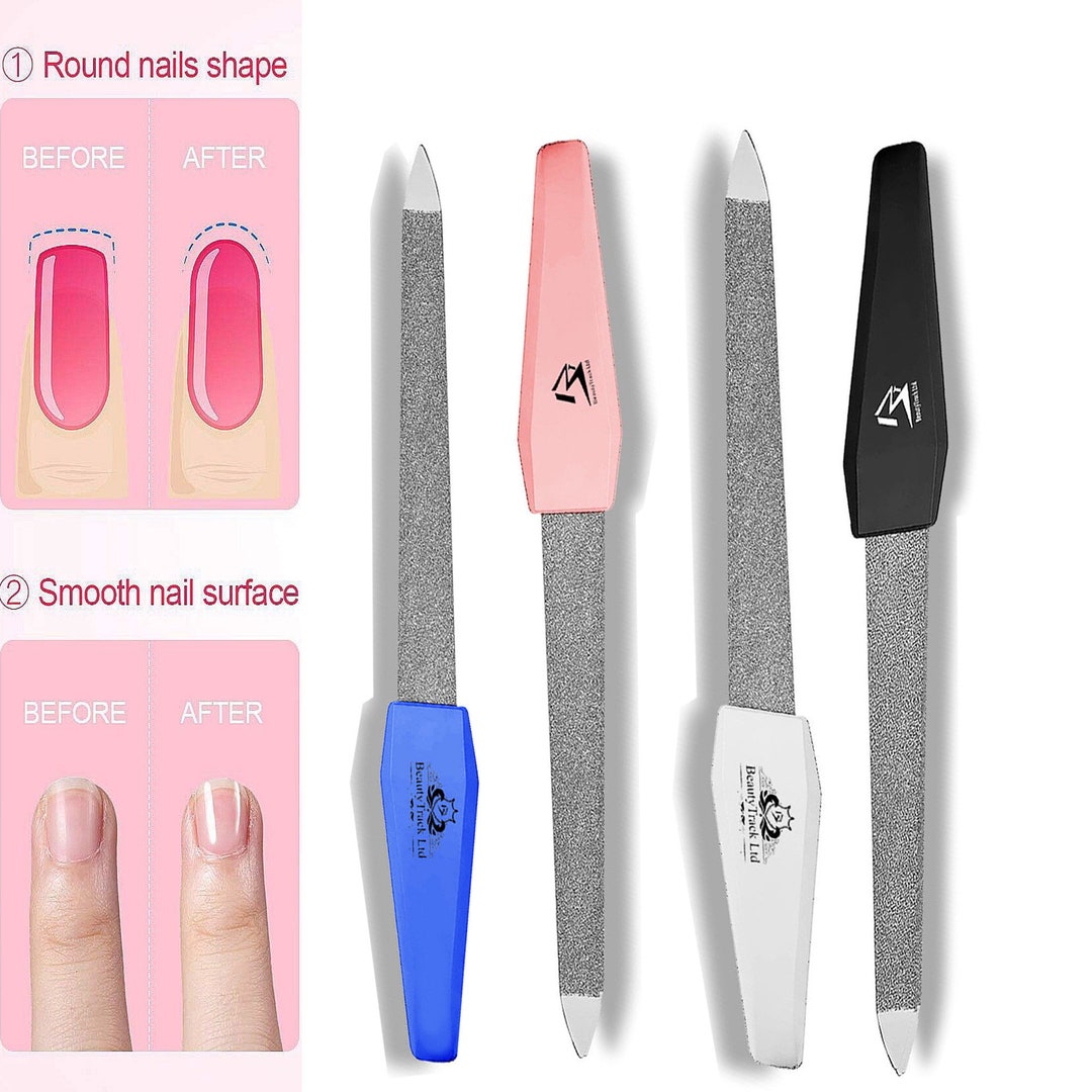 Nail File Diamond Deb Dusted Coarse Pusher Nail Files Manicure Pedicure ...