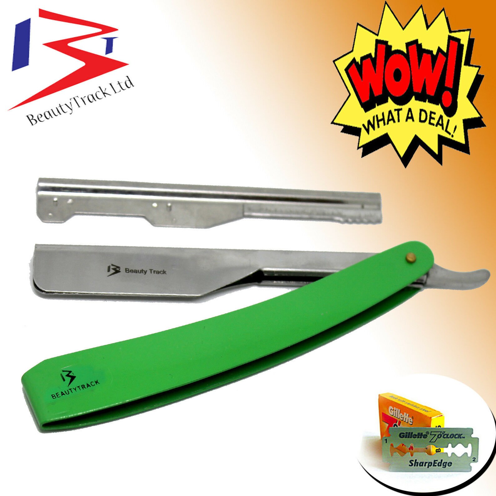 Barber Straight Cut Throat Salon Shaving Razor Quality Rasoi Rasierer ...
