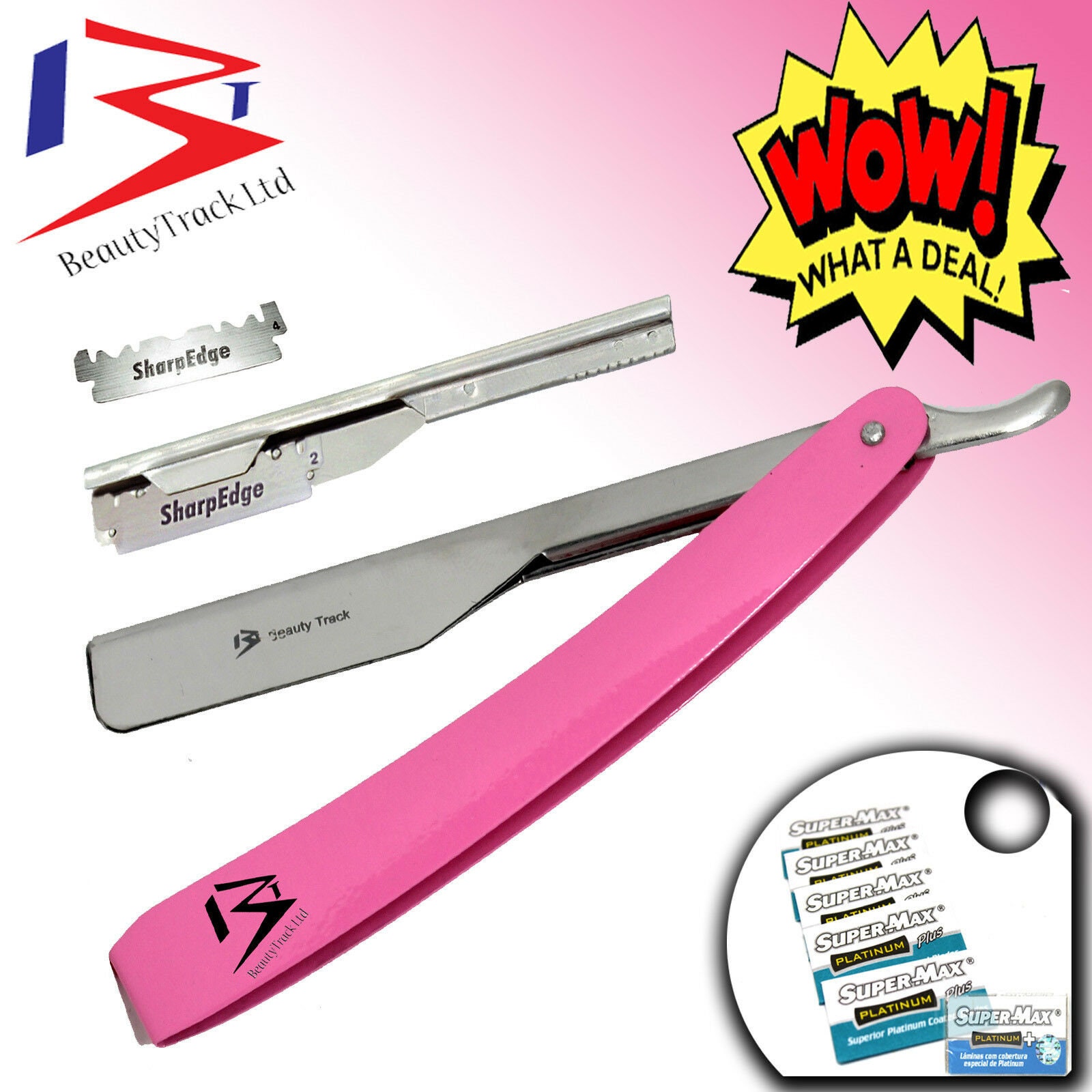 Barber Straight Cut Throat Salon Shaving Razor Quality Rasoi Rasierer ...