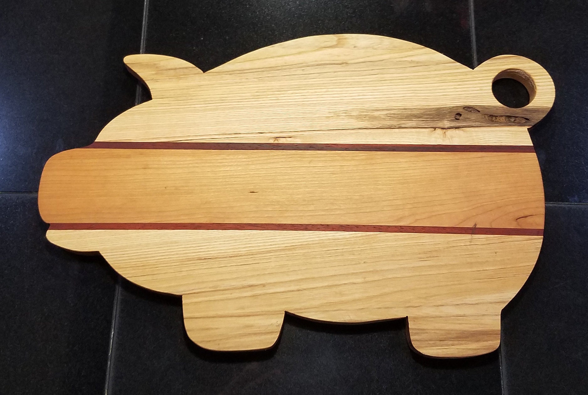 Pig Cutting Board - Piggy Cutting Board - Hardwood Cutting Board ...