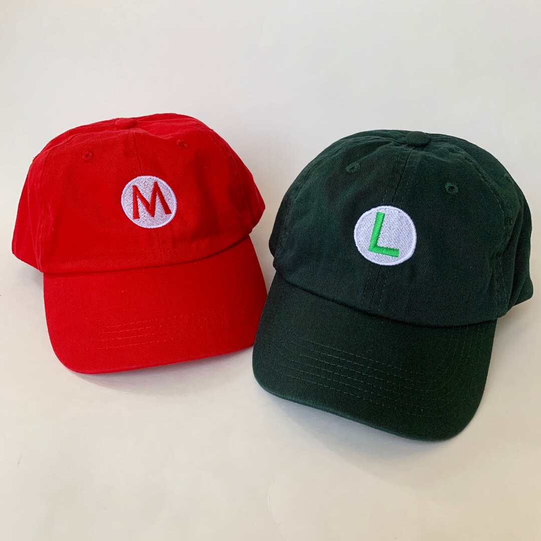 Kids Sizes Super Mario Bros Embroidered Youth Cap Halloween Costumes ...