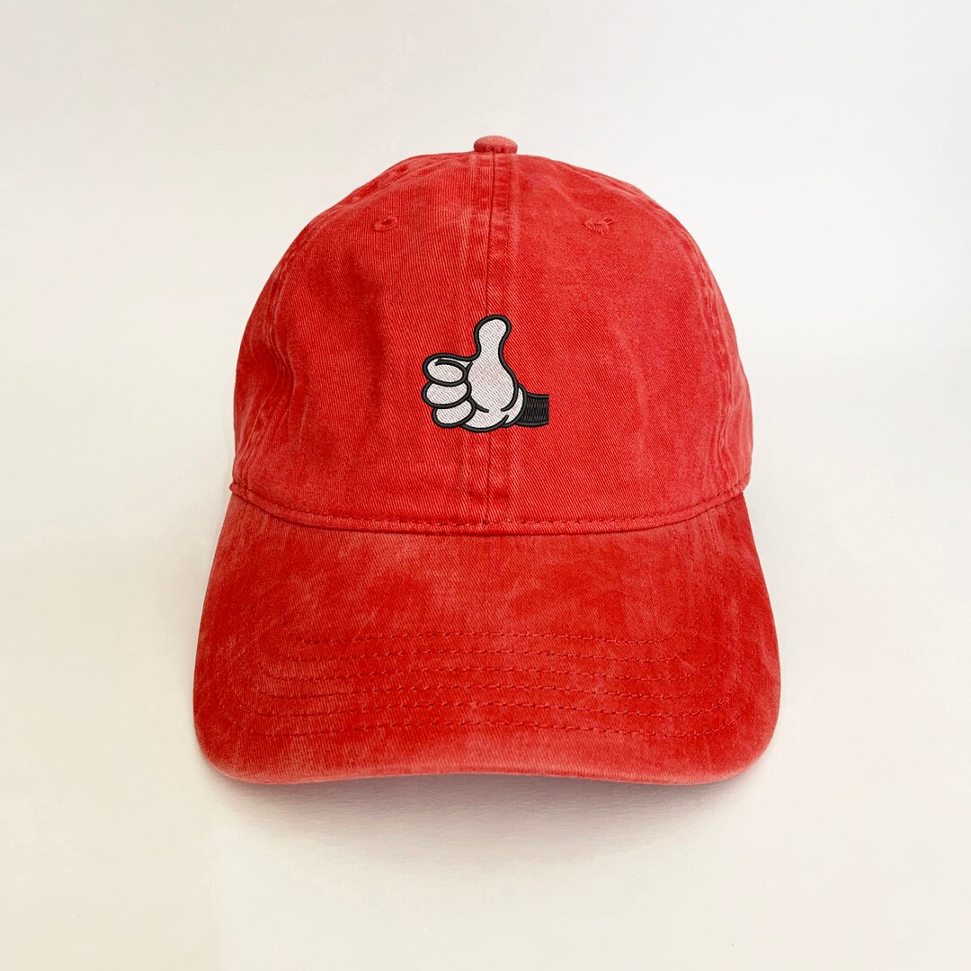 Cartoon Thumbs up Embroidered Hat Cap Dad Hat Thumbs Hat Thumbs up ...