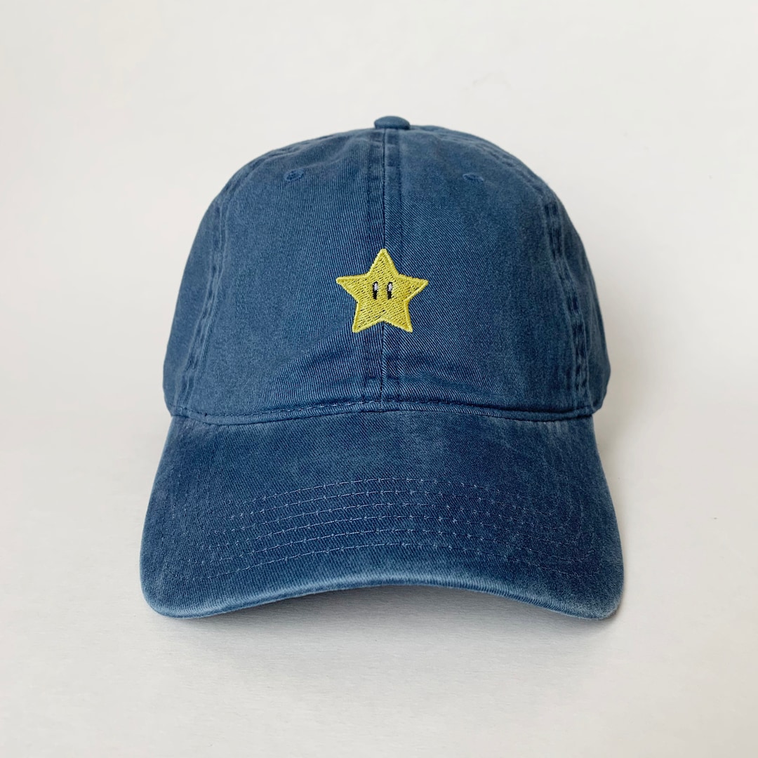 Yellow Star Embroidered Cap Star Cap Dad Cap Costumes Embroidered Hat ...