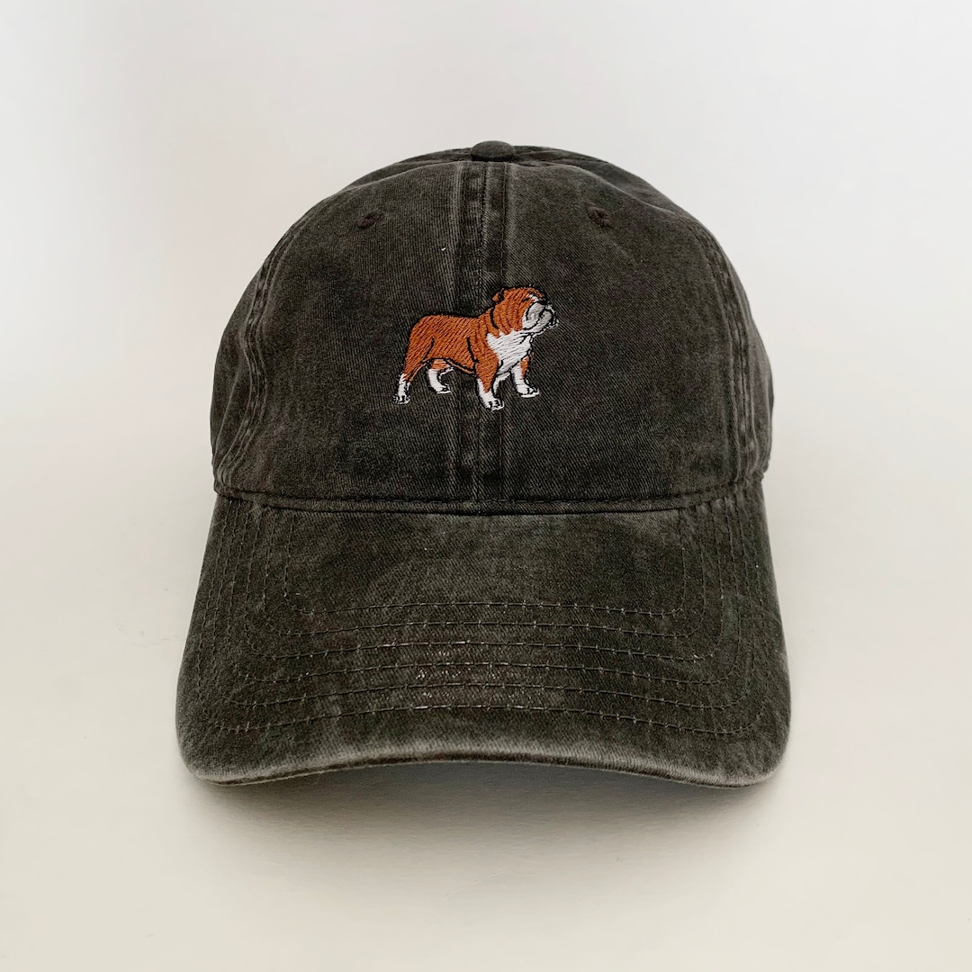 Bulldog Embroidered Hat Dog Lovers Cap Dog Baseball Cap Bulldog Cap - Etsy