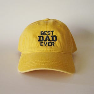 Best Dad Ever Cap Dad Cap Dad Hat Dad Embroidered Cap Best Dad Number ...