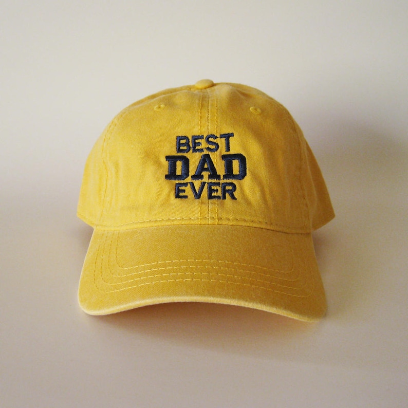 Best Dad Ever Cap Dad Cap Dad Hat Dad Embroidered Cap Best Dad Number ...