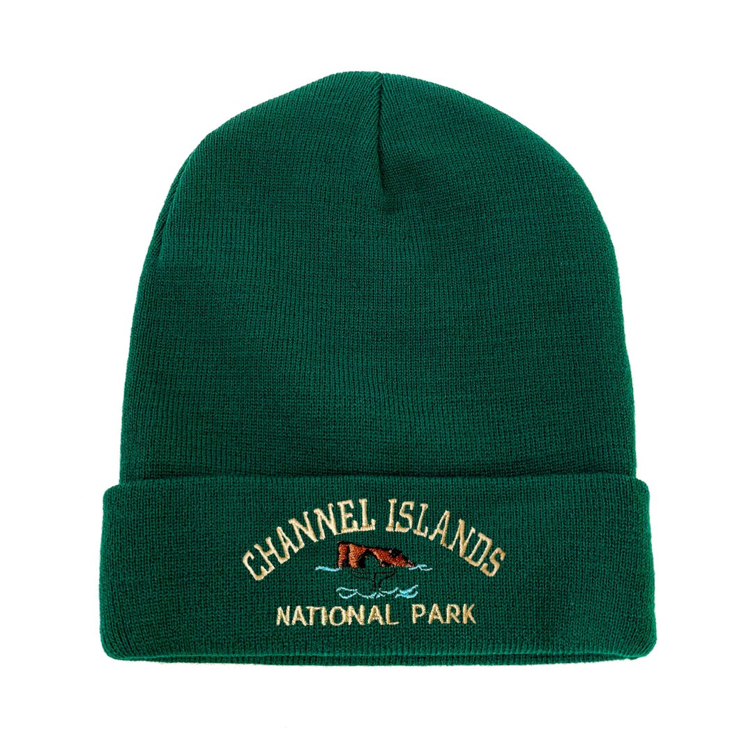 Channel Islands National Park Embroidered Beanie Winter Hat Camping ...