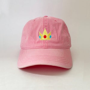 Super Mario Bros Cap Embroidered Washed Cotton Cap Mario Cap - Etsy