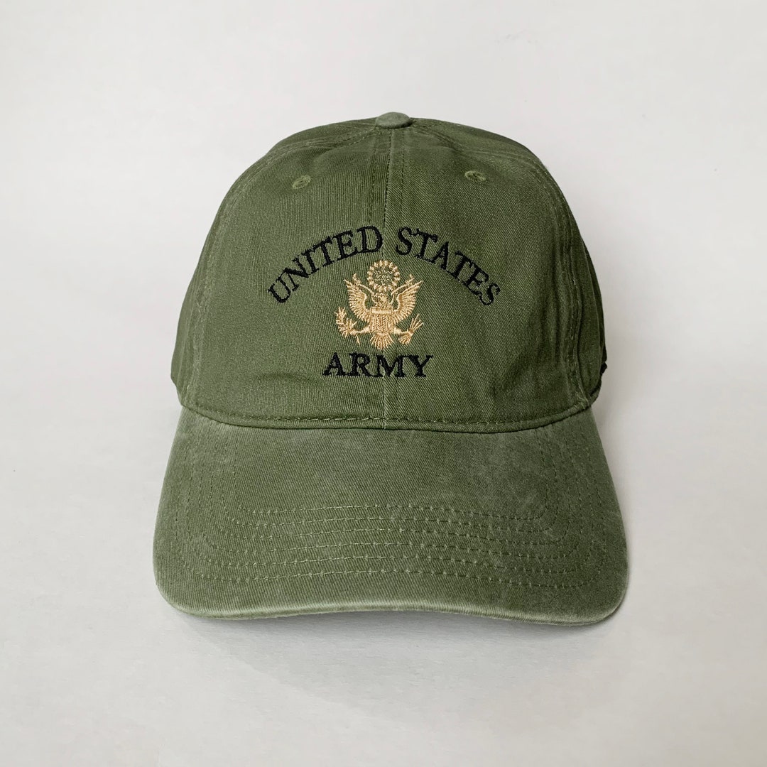 United States Army Embroidered Cap Baseball Hat Veteran Cap - Etsy