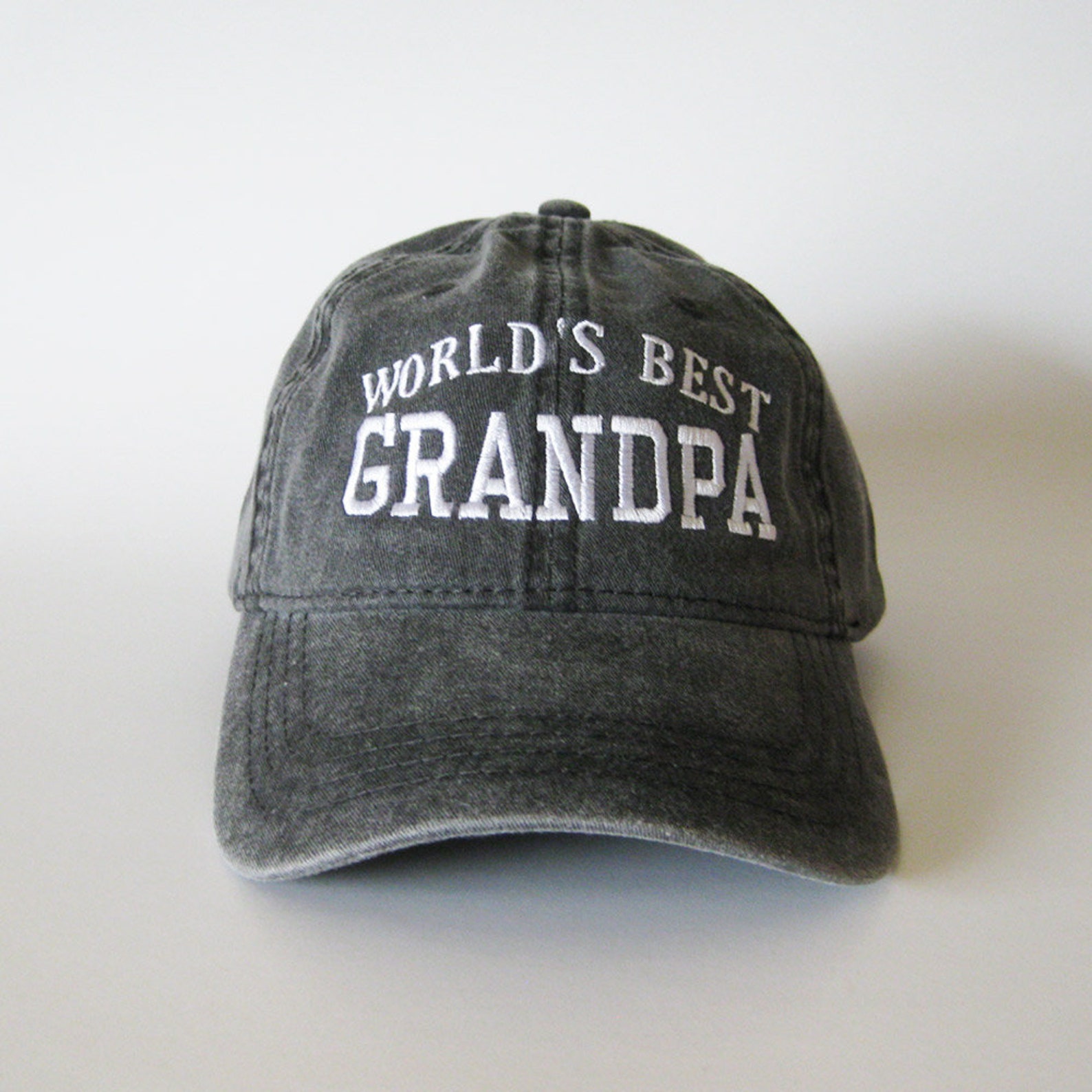World's Best Grandpa Cap Grandpa Cap Embroidered Cap - Etsy