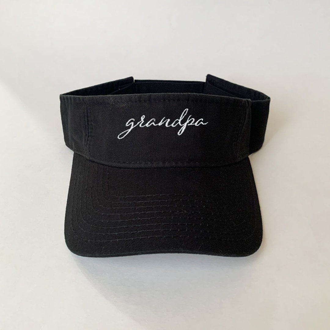 Grandpa Cap Grandpa Visor Embroidered Cap Summer Hat - Etsy