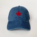 Canada Maple Leaf Embroidered Cap Baseball Cap Washed Cotton Cap - Etsy