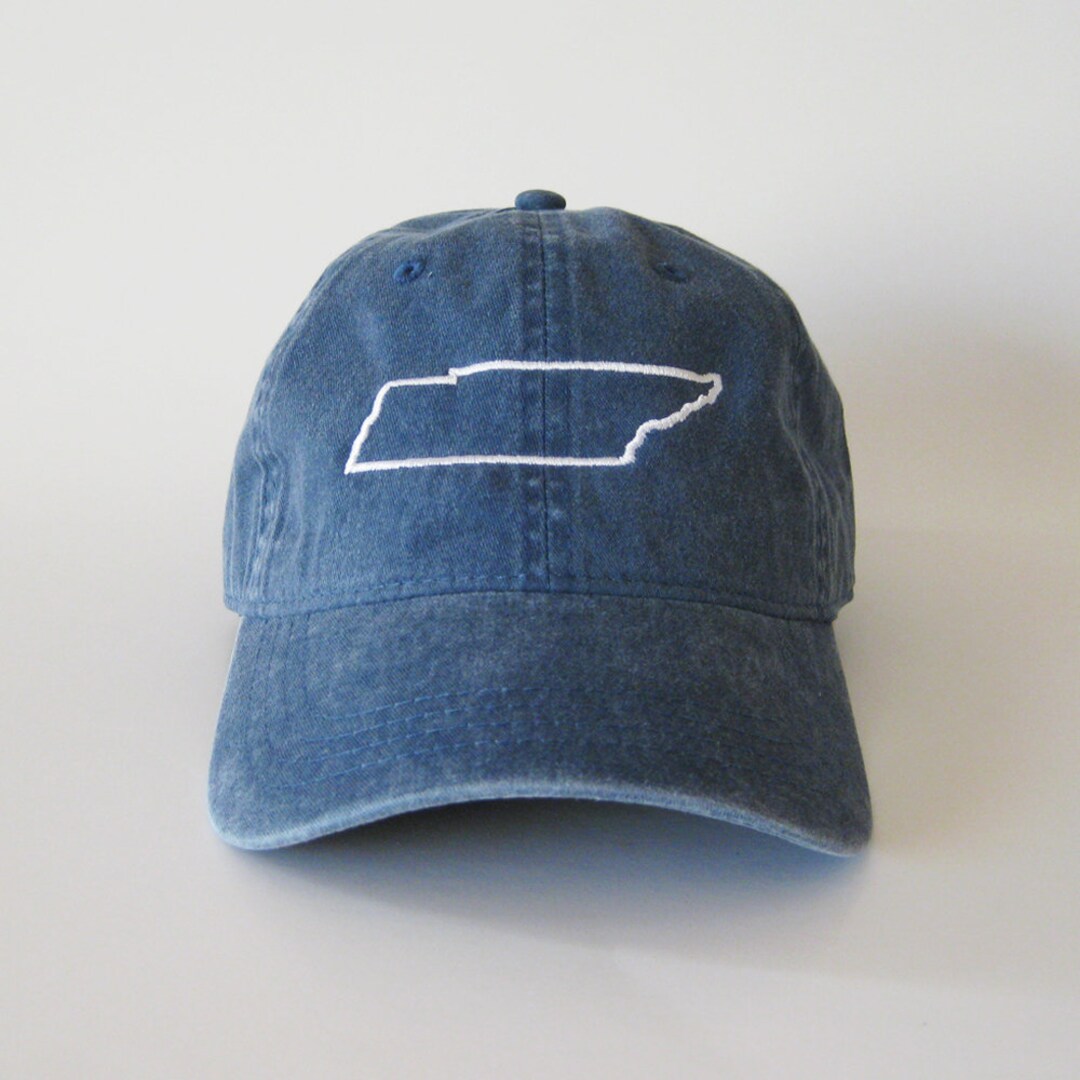Tennessee Map Hat Dad Cap Map Hat State Cap Embroidered Hat State Map ...