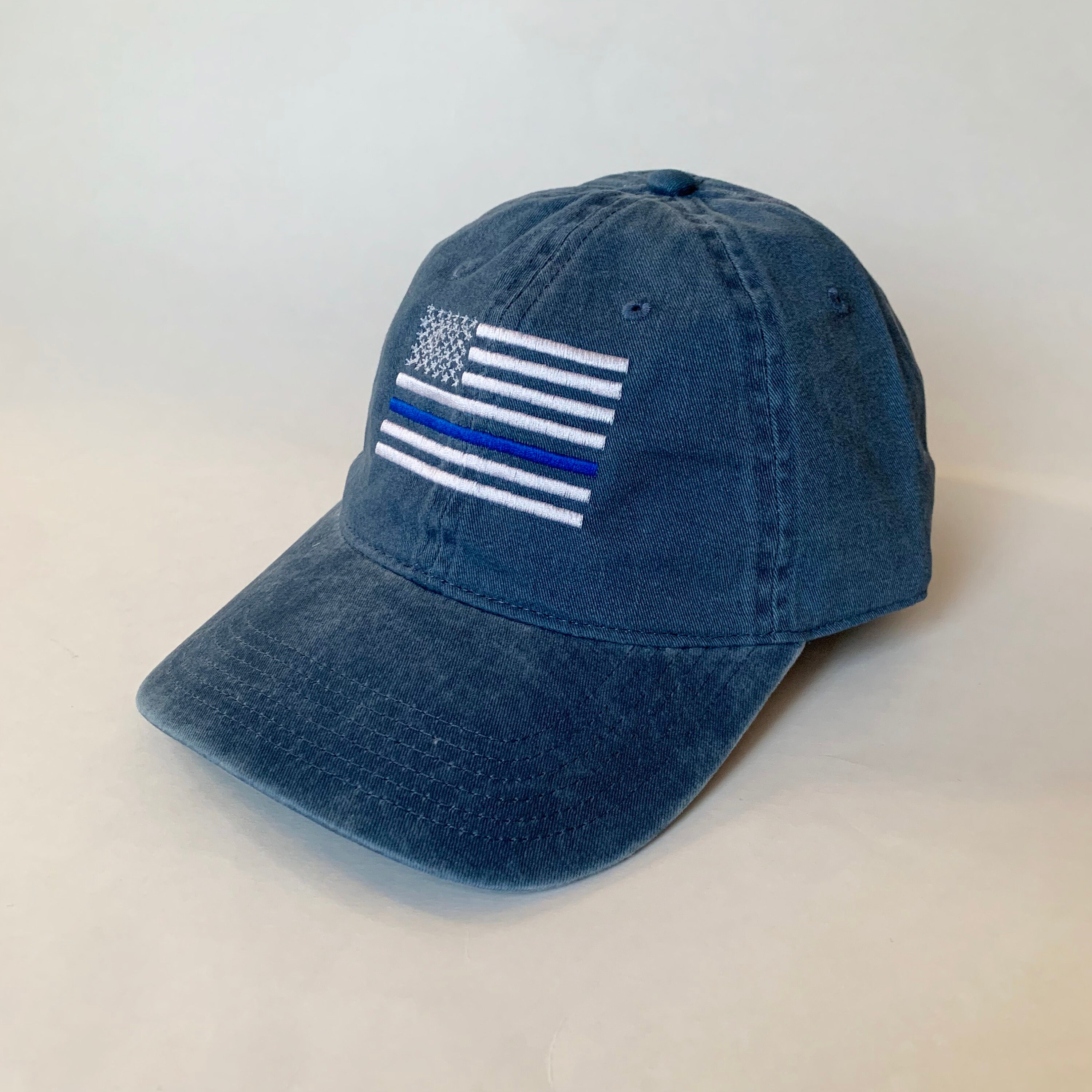 Thin Blue Line American Flag Hat Baseball Hat Police Cap - Etsy