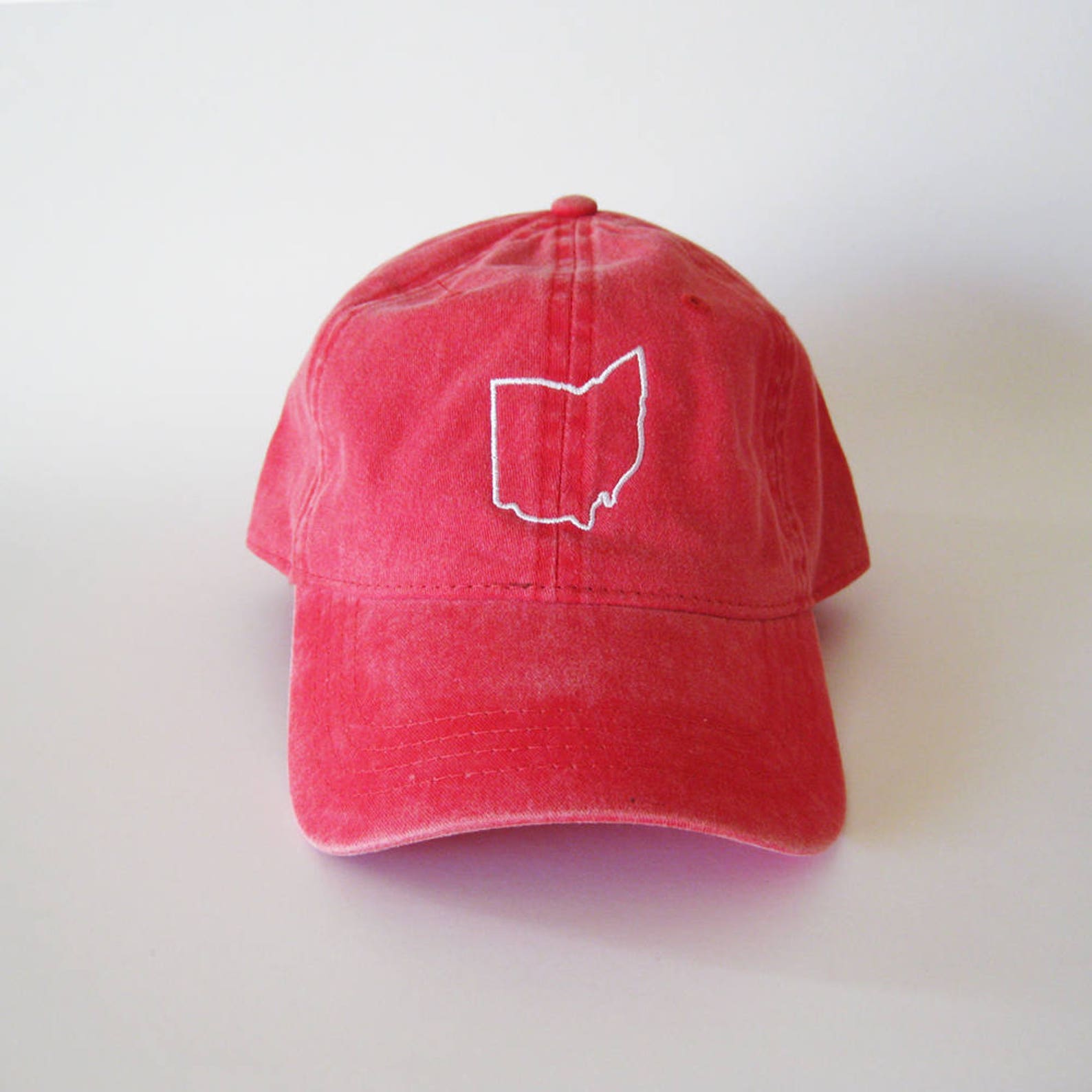 Ohio State Map Embroidered Cap Baseball Cap Dad Cap Ohio Map | Etsy