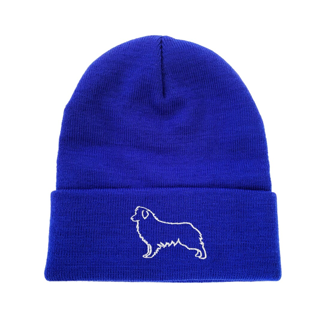 Australian Shepherd Outline Embroidered Beanie Dog Beanie Winter Beanie ...