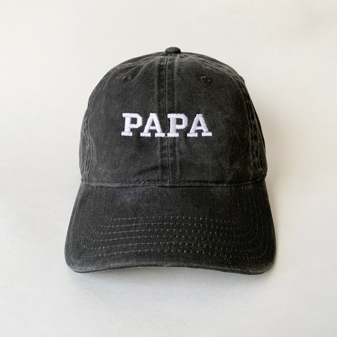 PAPA Embroidered Cap Baseball Cap Dad Cap Father Hat Dad Gift Dad Hat ...