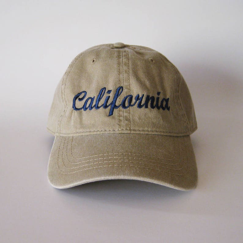 California State Cap California Hat Dad Hat Dad Cap Usa State - Etsy