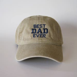 Best Dad Ever Cap Dad Cap Dad Hat Dad Embroidered Cap Best Dad Number ...