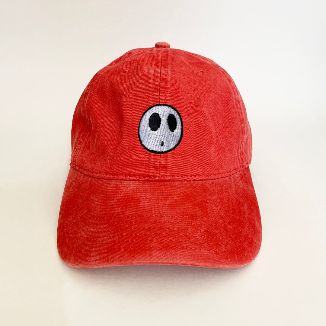 Shy Guy Face Halloween Cap Mario Cap Dad Cap Halloween Costumes ...
